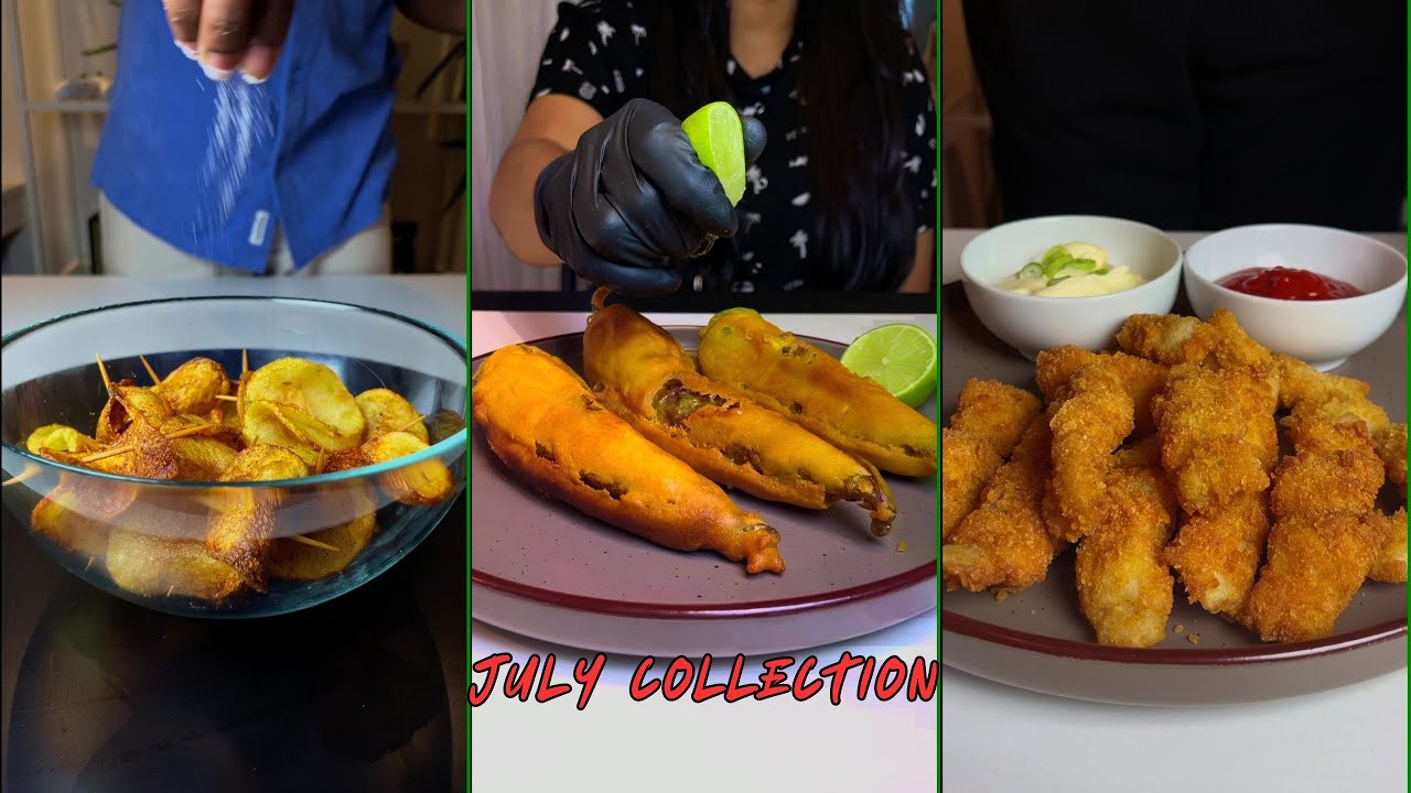 Best of July - ASMR cooking compilation - YouTube