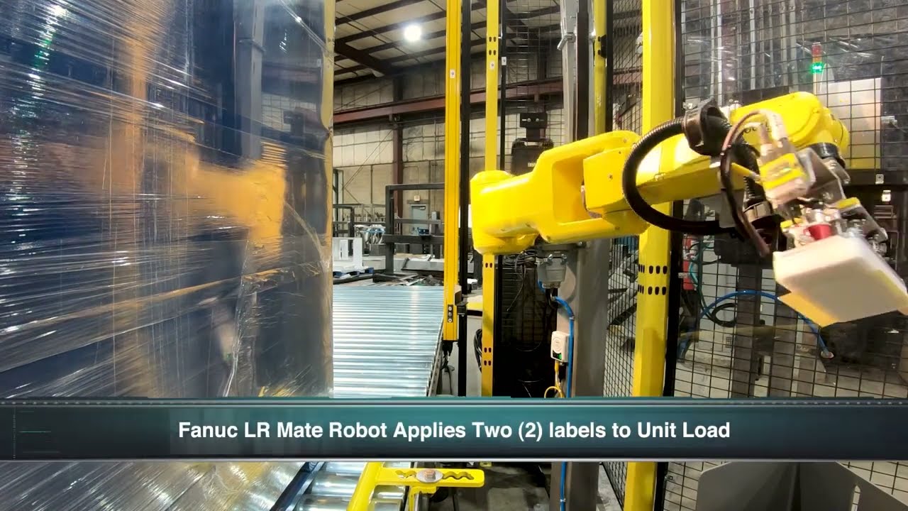 Kaufman EXPA Wrapping System with Product Scanning and Robotic Label ...