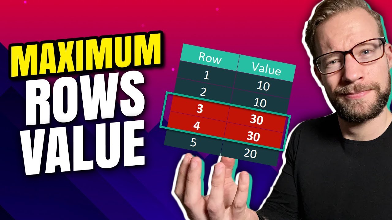Return Rows With Maximum Value In Power Query YouTube Return Rows With Maximum Value In Power Query YouTube