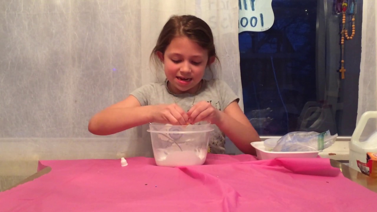 Riley Full of Grace teaches how to make Fluffy Slime - YouTube