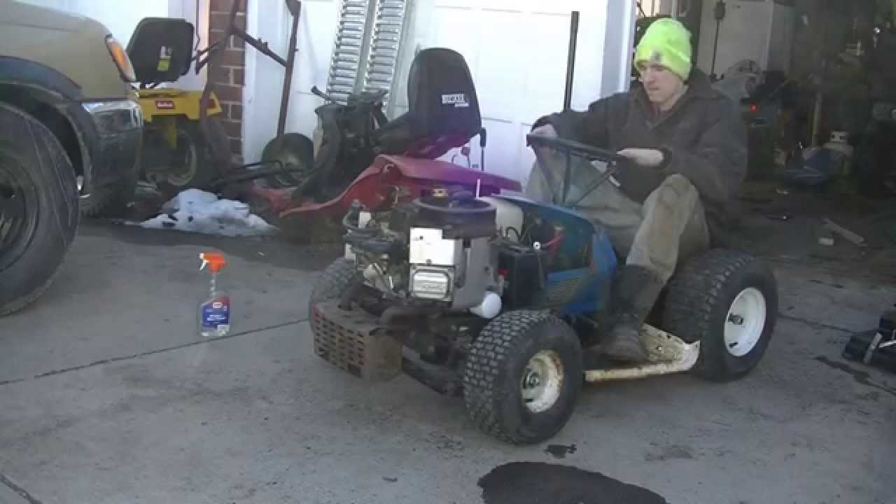 First Ride on The Ford Racing Mower - YouTube