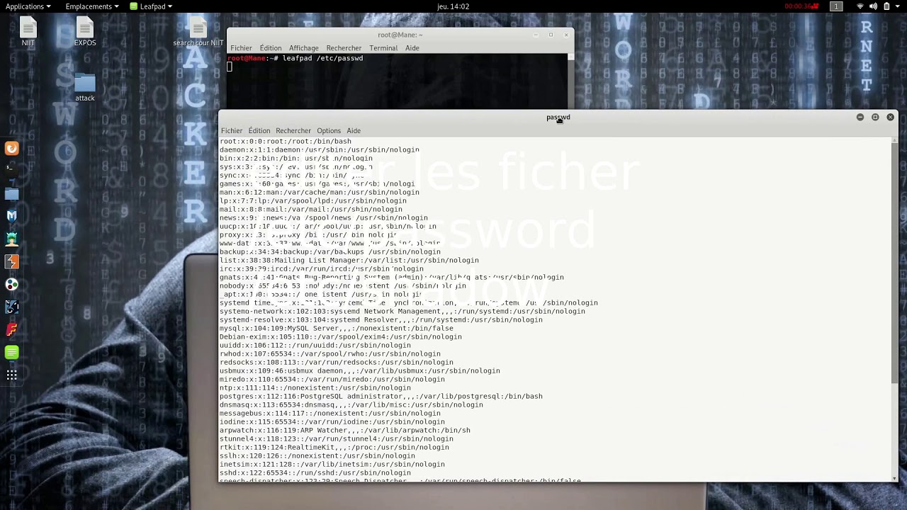 Changer le nom Root de Kali Linux - YouTube