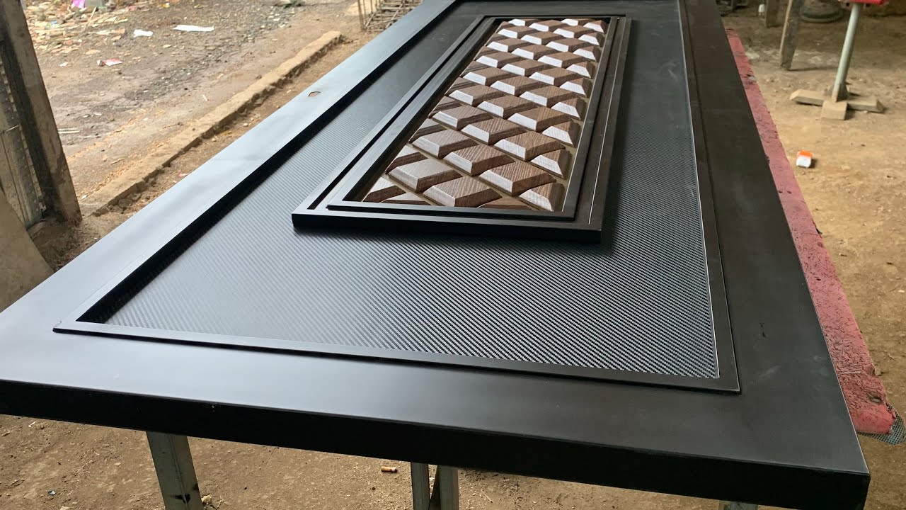 Pintu Besi Custom kombinasi Triplek ! Hasilnya sangat keren ! - YouTube
