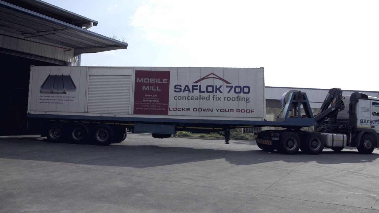 Safintra South Africa. Saflok 700 Mobile Mill - YouTube