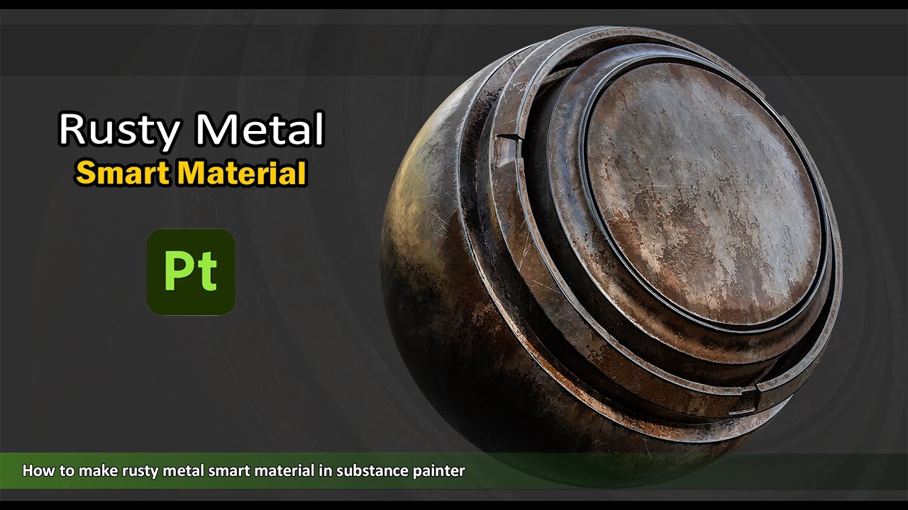 Metal Smart Material - Rusty metal (5) - substance painter - YouTube
