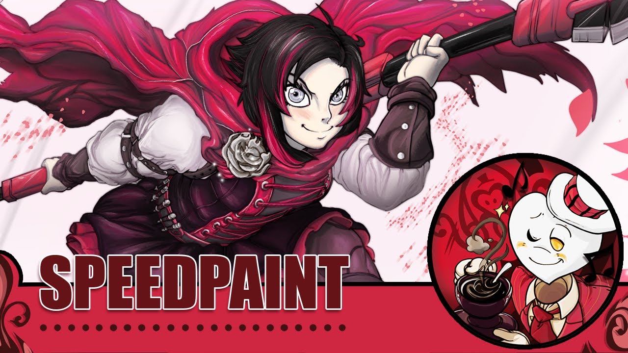 RWBY | Ruby Rose Speedpaint - YouTube