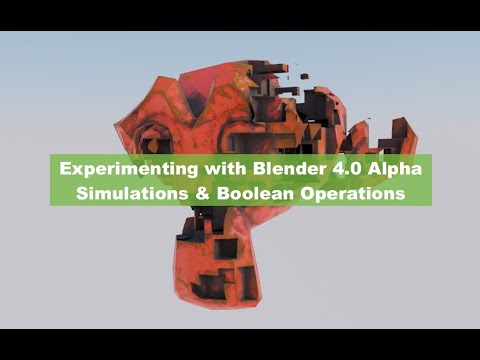 LIVENODING Testing Blender 4.0 Alpha Geometry Nodes Simulation for ...