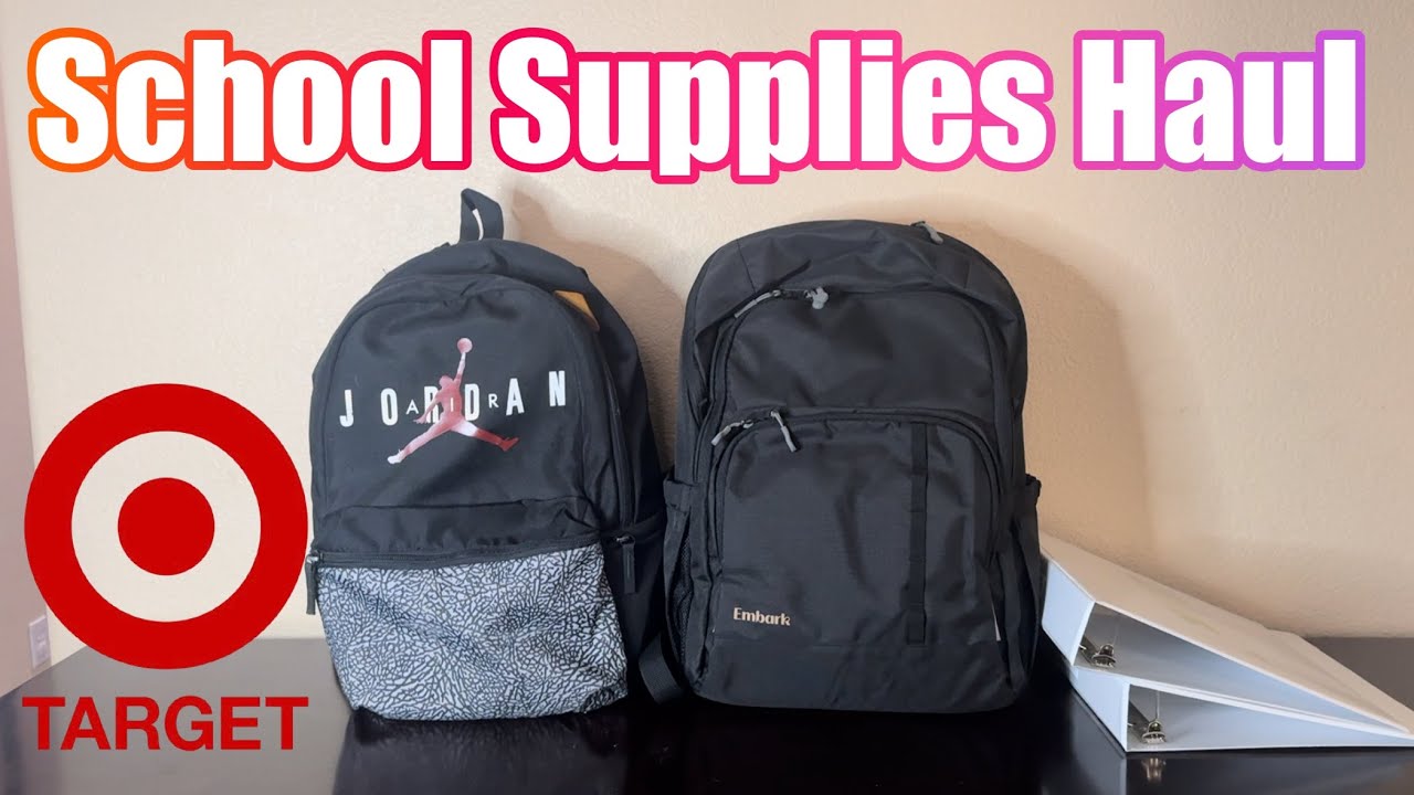 TARGET BACK TO SCHOOL SHOPPING HAUL - YouTube