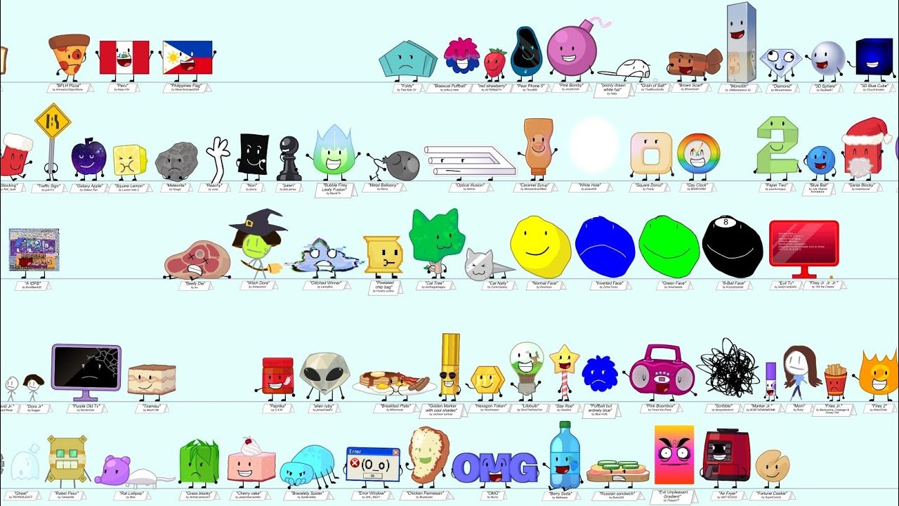 BFDIA 16 but only when recommended characters is on screen - YouTube