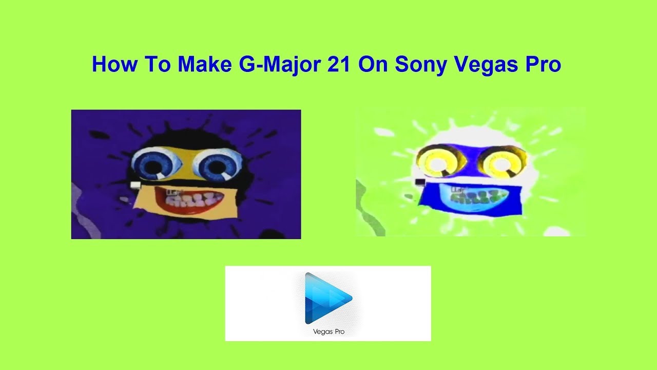 How To Make G-Major 21 On Sony Vegas Pro - YouTube