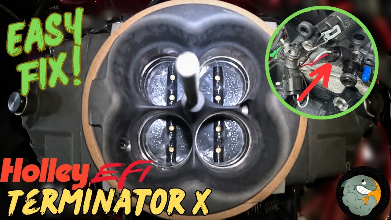 Holley EFI Terminator X or Sniper Super Easy Fuel Injector Fix - YouTube