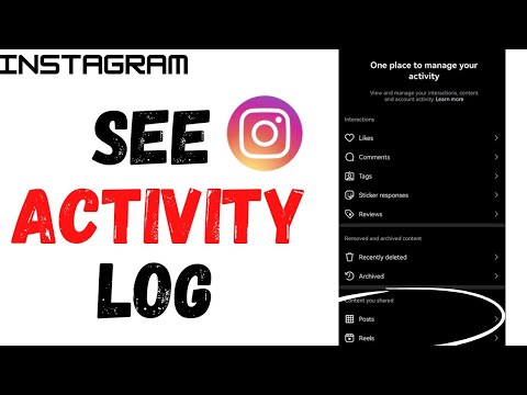 How To See Instagram Activity Log | Quick Guide 2024 - YouTube