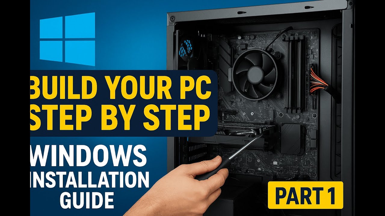 How to Assemble a Computer & Install Windows | Full Tutorial Part 1 ...