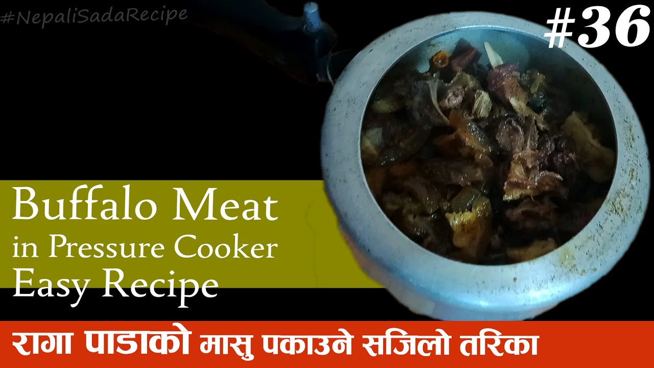 How to Cook Buffalo Meat Recipe in Nepali Style at Home | Ranga ko Masu ...