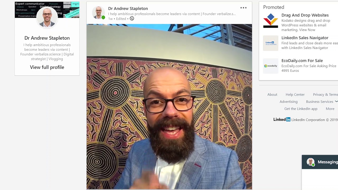 Dr. Andy Stapleton at the eNVIes! | Flinders New Venture Institute ...