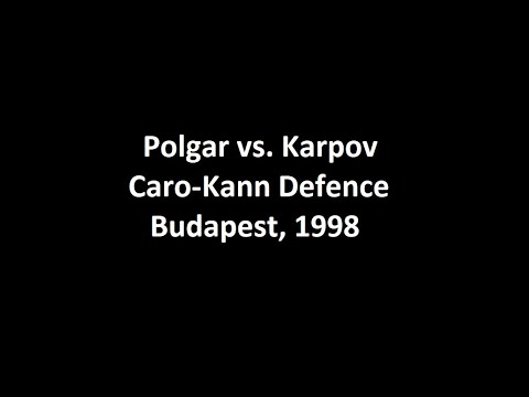 Judit Polgar vs. Anatoly Karpov (1-0) Caro-Kann Defence, Karpov ...