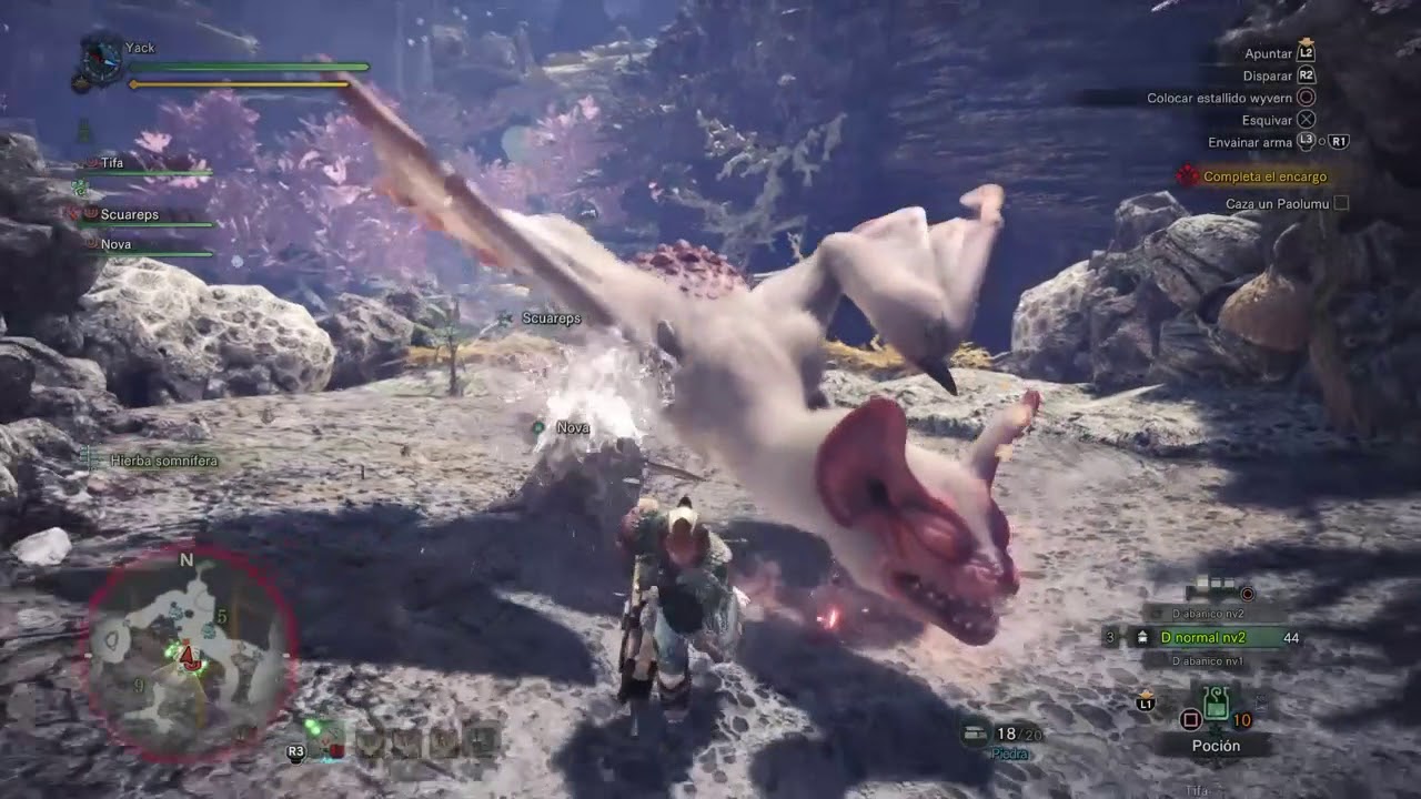 [Monster Hunter World] Nivel 8 Inicios - Cazando un Paolumu - YouTube