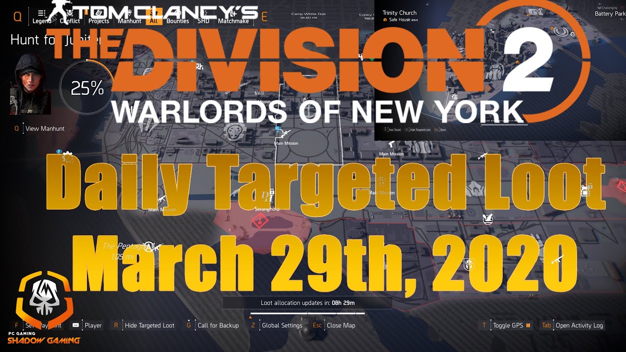 Division 2 | Targeted Loot | March 29th - YouTube