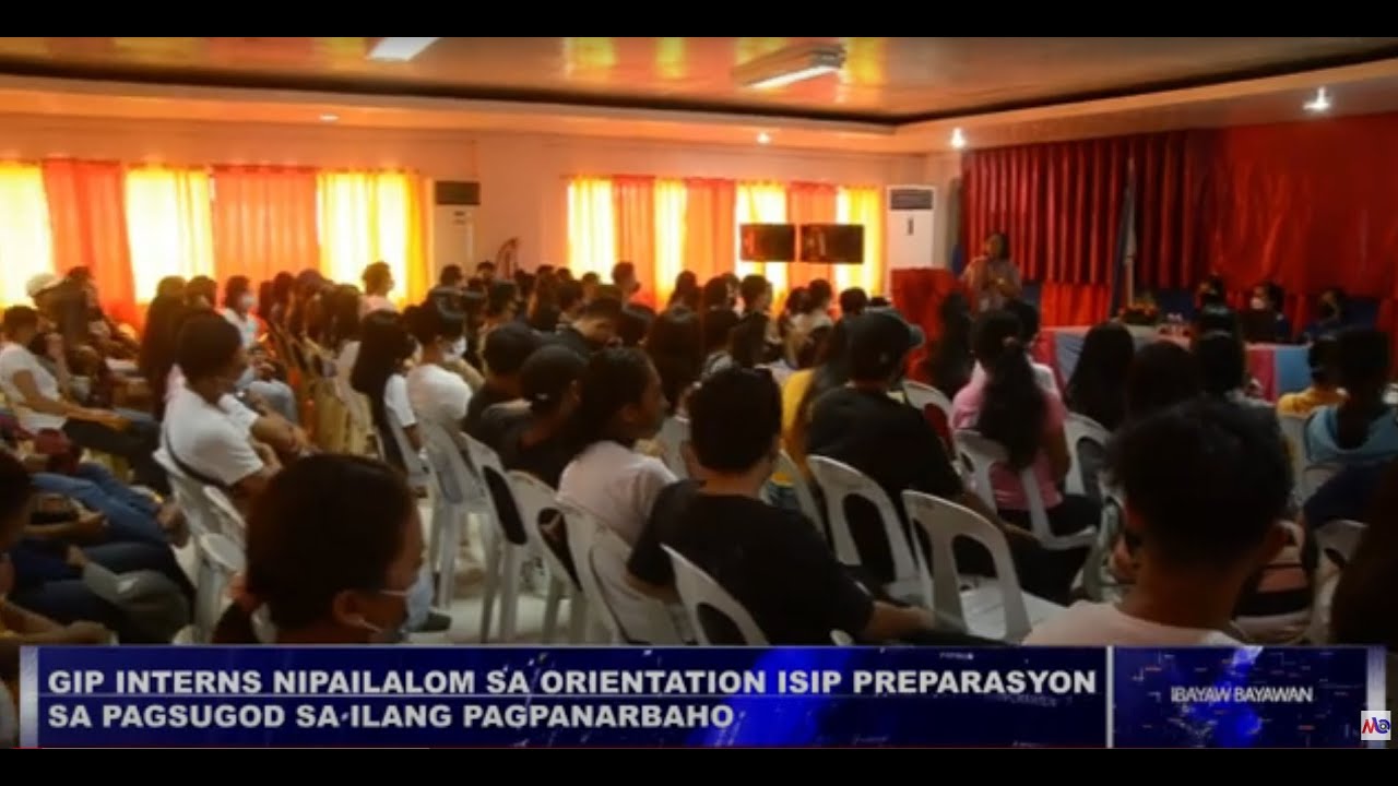 GIP interns undergo orientation in preparation for their deployment ...