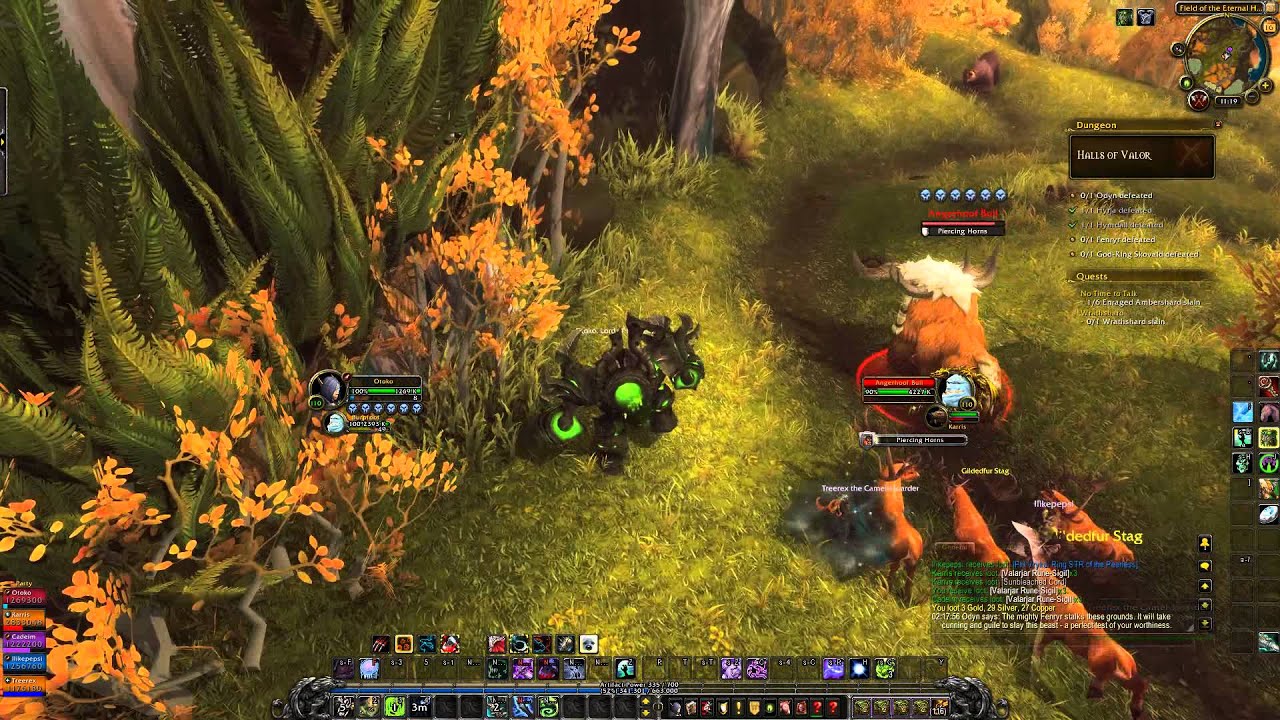 Legion Alpha Halls of Valor (Unholy DK) Build 21071, Sludge Belcher ...