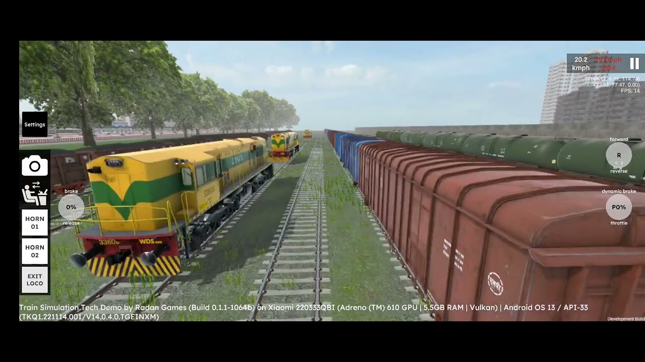 just miss goods train accident Radan games Indian train simulator - YouTube