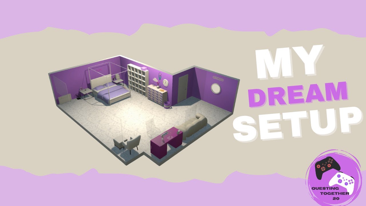Designing my dream room in My Dream Setup - YouTube