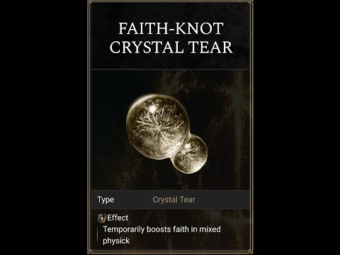 Elden Ring faith knot crystal tear - YouTube