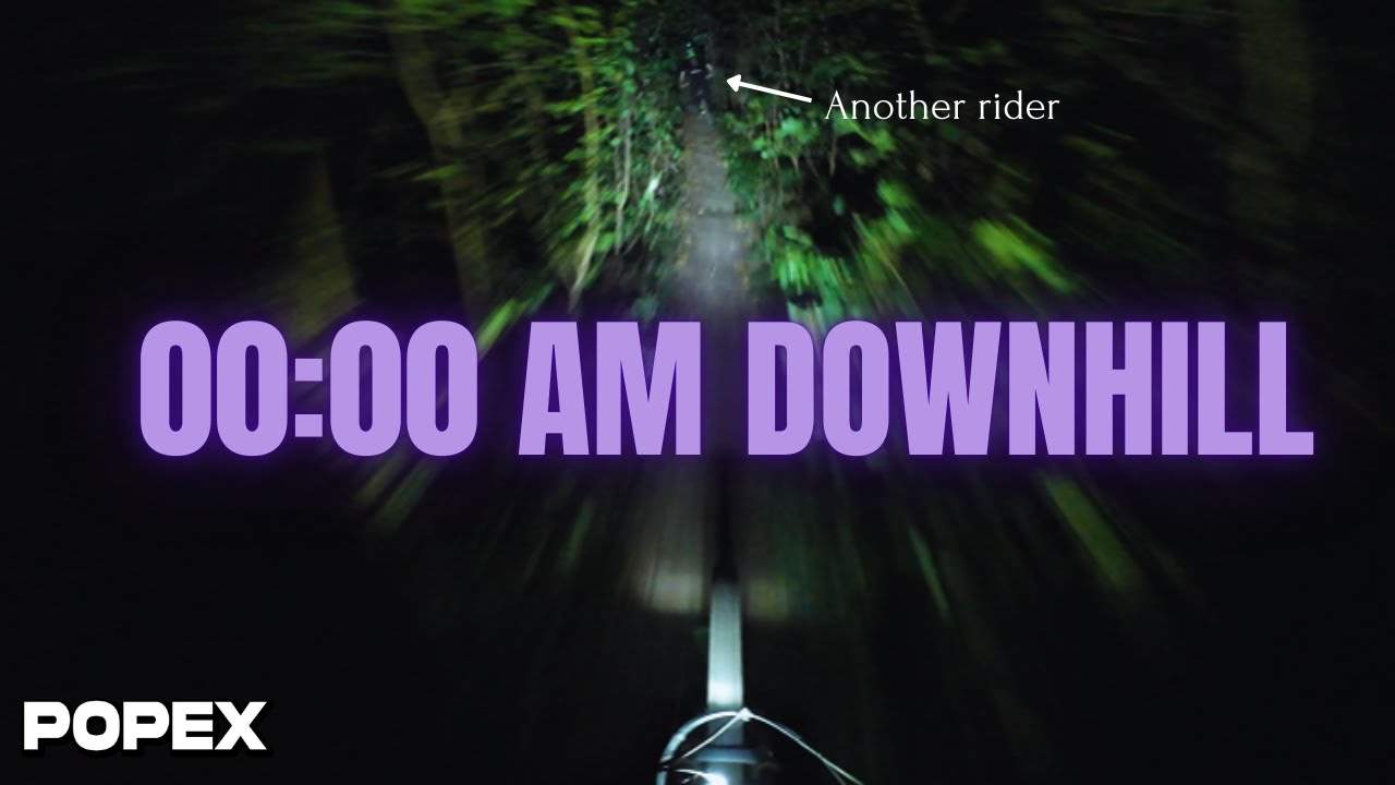 DOWNHILL LA 12 NOAPTEA IN PADURE! - YouTube