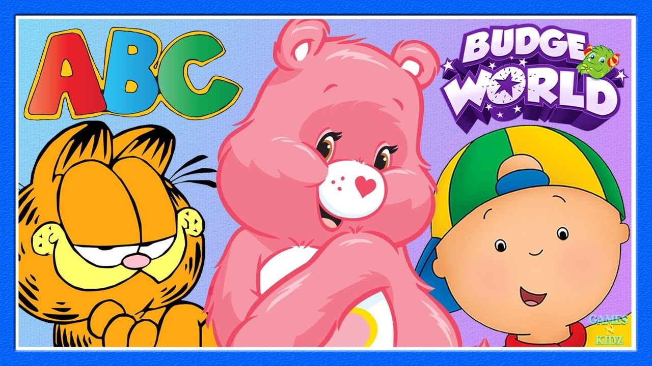 Care Bears, Caillou, Garfield - ABC letters & Words - Budge World App ...