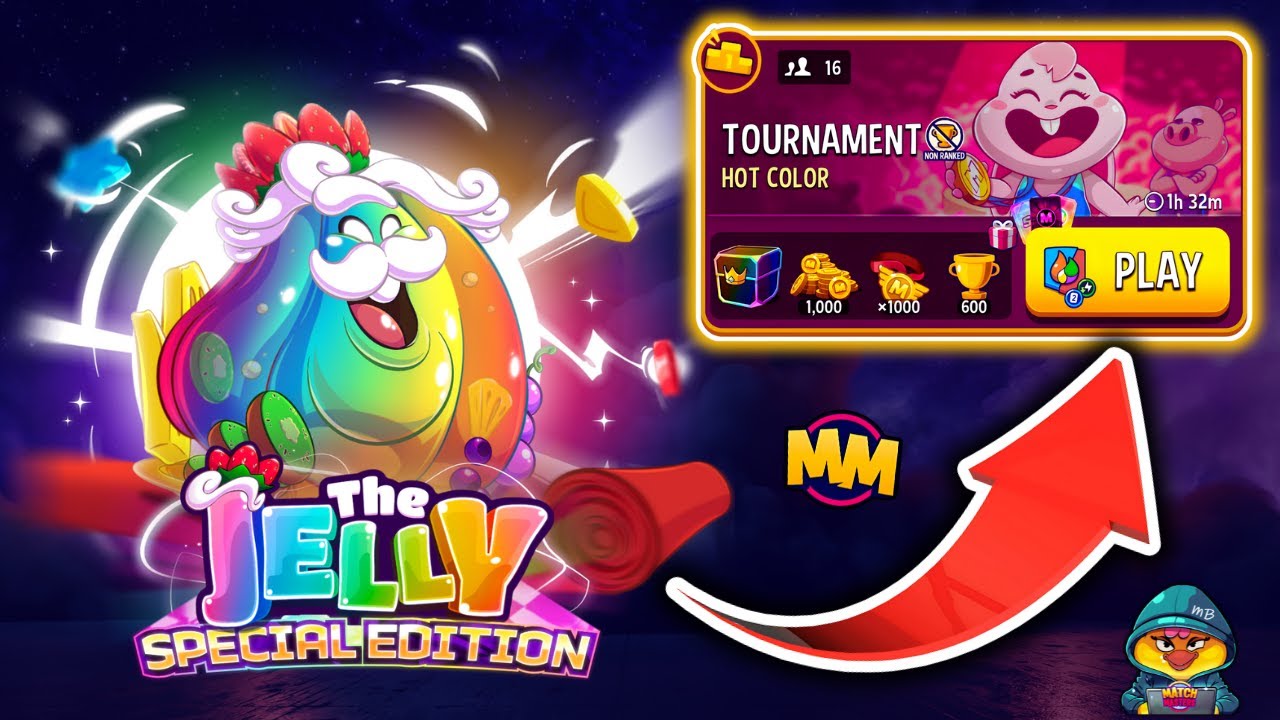 SUPER INTENSE JELLY WORLD on HOT COLOR x2 TOURNAMENT🔥 MATCH MASTERS ...