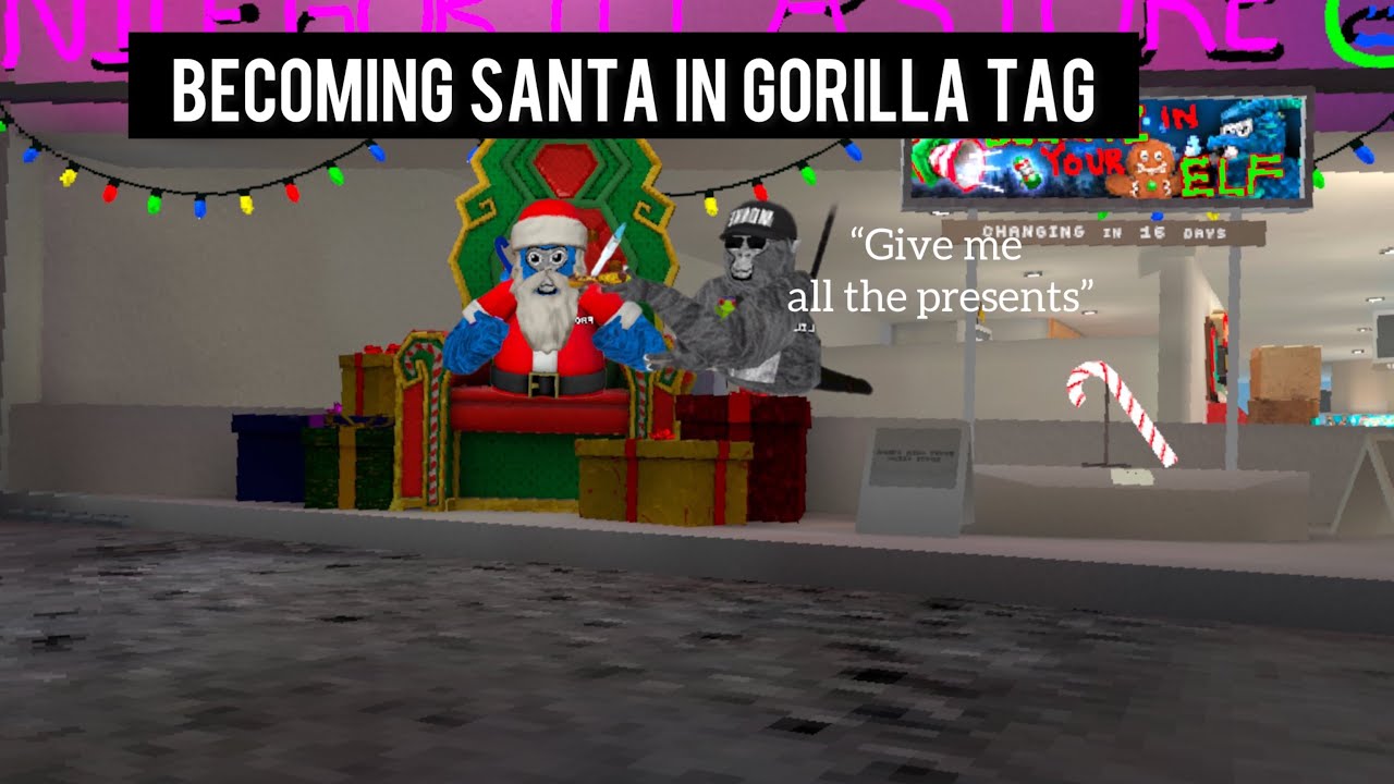 Becoming Santa in gorilla tag (merry Christmas) - YouTube