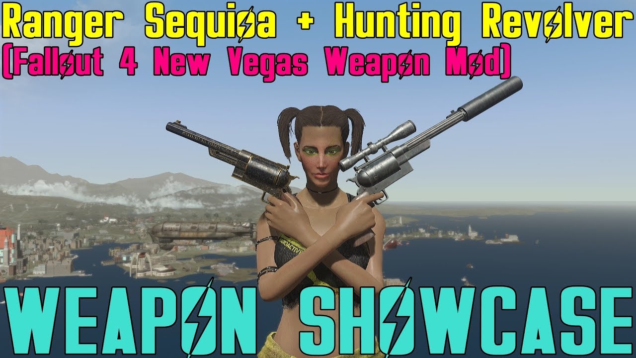 Fallout 4: Weapon Showcases: Hunting Revolver & Ranger Sequioa (Mod ...