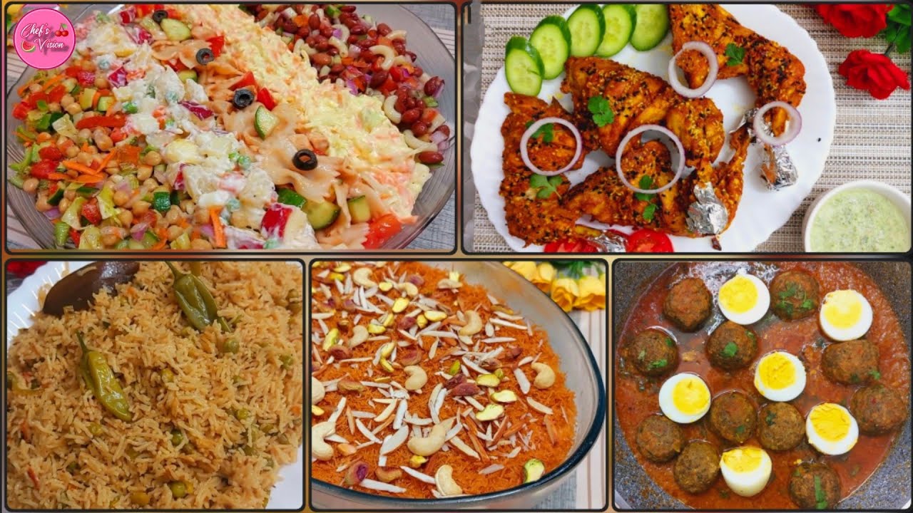 1st day Eid menu/Dawat menu/ Eid recipes by Chef's Vision - YouTube