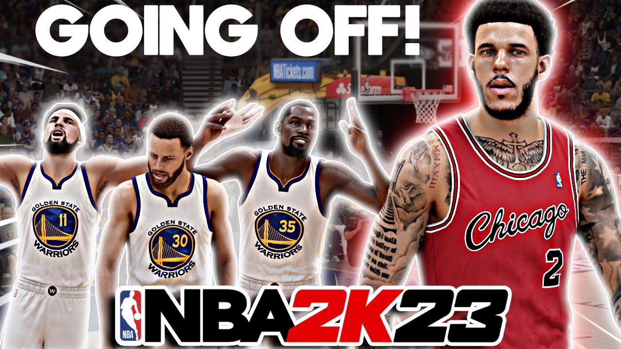 I tried GOING OFF with Lonzo Ball but ran into the Warriors... NBA 2K23 ...