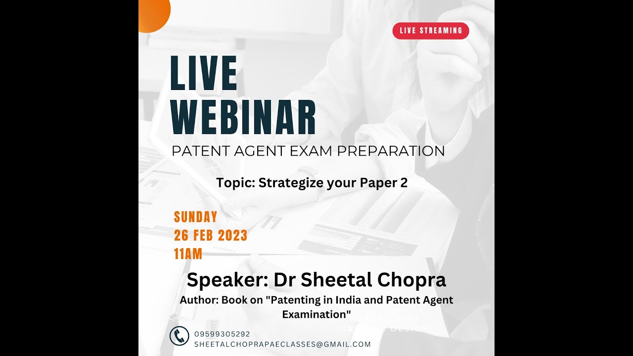 How to get 100% marks in Paper 2 (Patent Agent Exam) - Strategy - YouTube