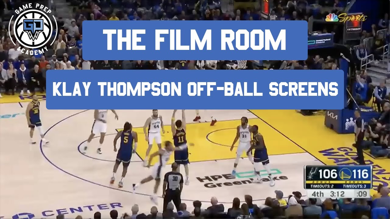 The Film Room - Klay Thompson Using Off Ball Screens - YouTube