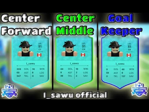 Winning every Position in SLS | SLS ROBLOX | Super League Soccer roblox ...