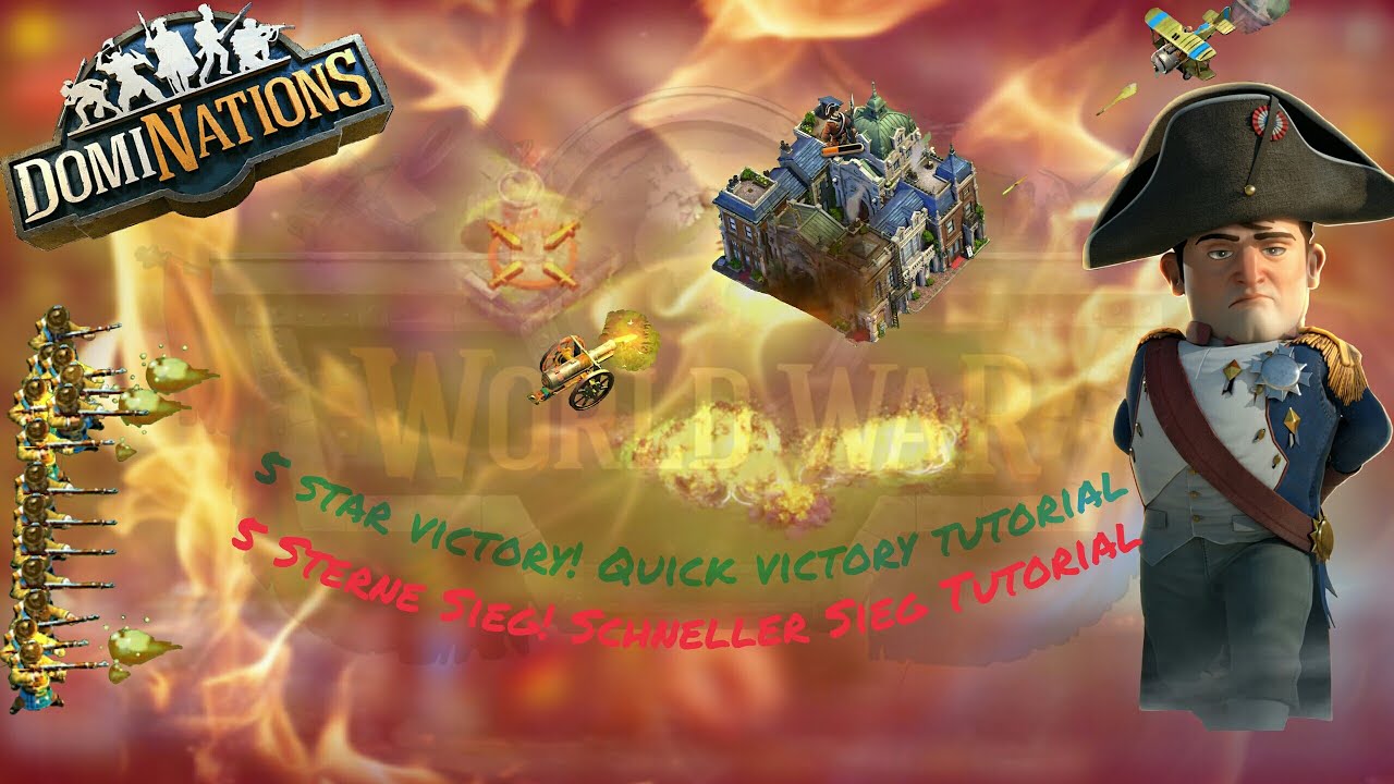 #128. DomiNations - 5 star victory! Quick Victory Tutorial - YouTube
