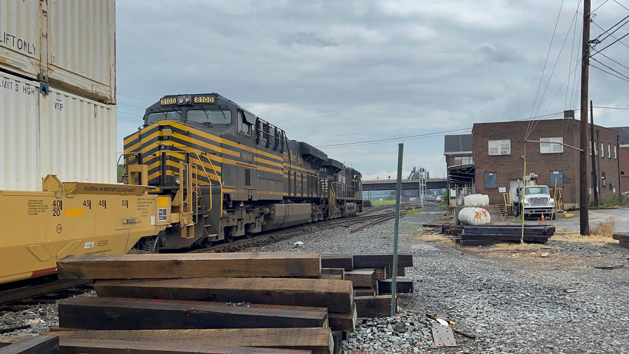 Railfanning The NS Lehigh Line At Bethlehem, PA & Phillipsburg, NJ W/NS ...