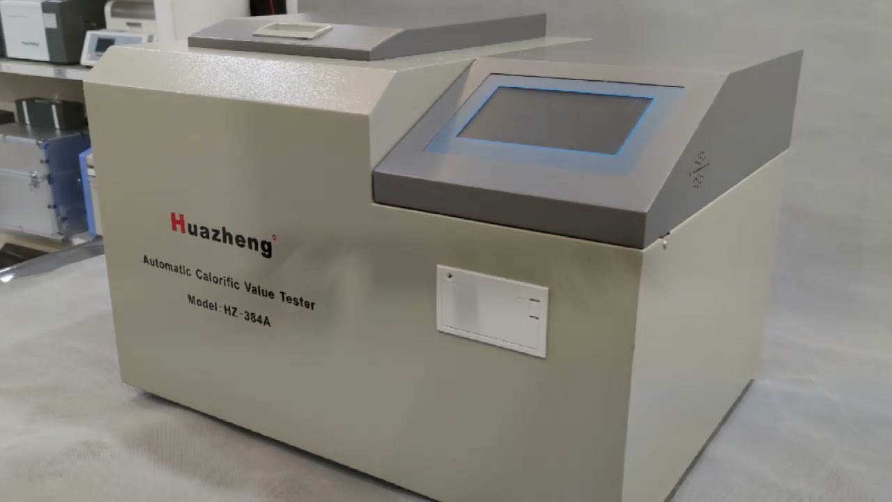 HZ-384A Coal Calorific Value Meter - YouTube