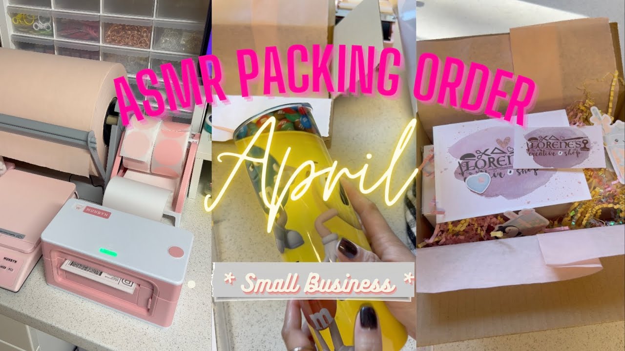 Packing an Order for April ASMR - YouTube