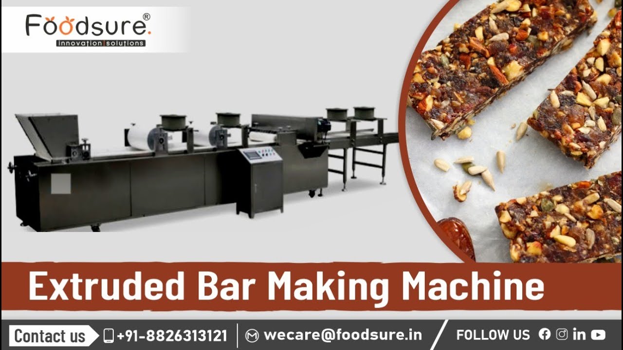 ENERGY BAR MACHINES | PROTEIN BAR EXTRUDER AND PACKAGING MACHINE | CALL ...