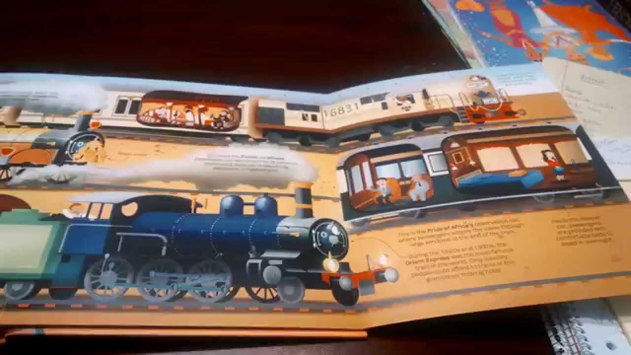 Usborne Big Book of Big Trains - YouTube