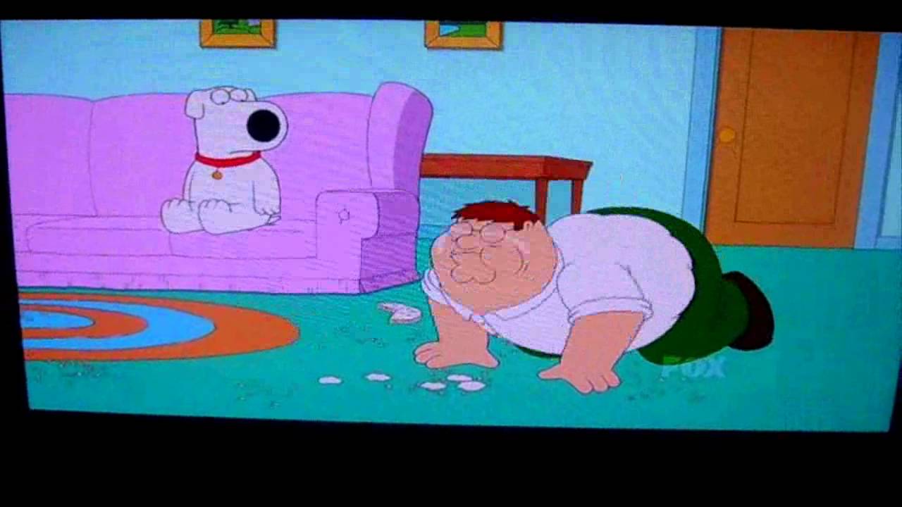 Family Guy- Peter Eats a Rice Cake - YouTube