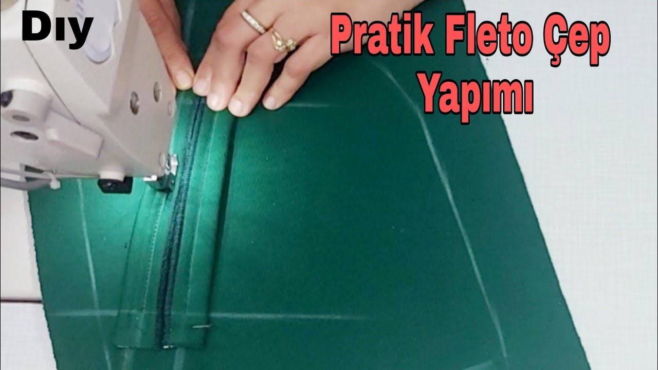 Dikiş teknikleri. Çep çalışması. Floto çep yapımı Sewing techniques ...
