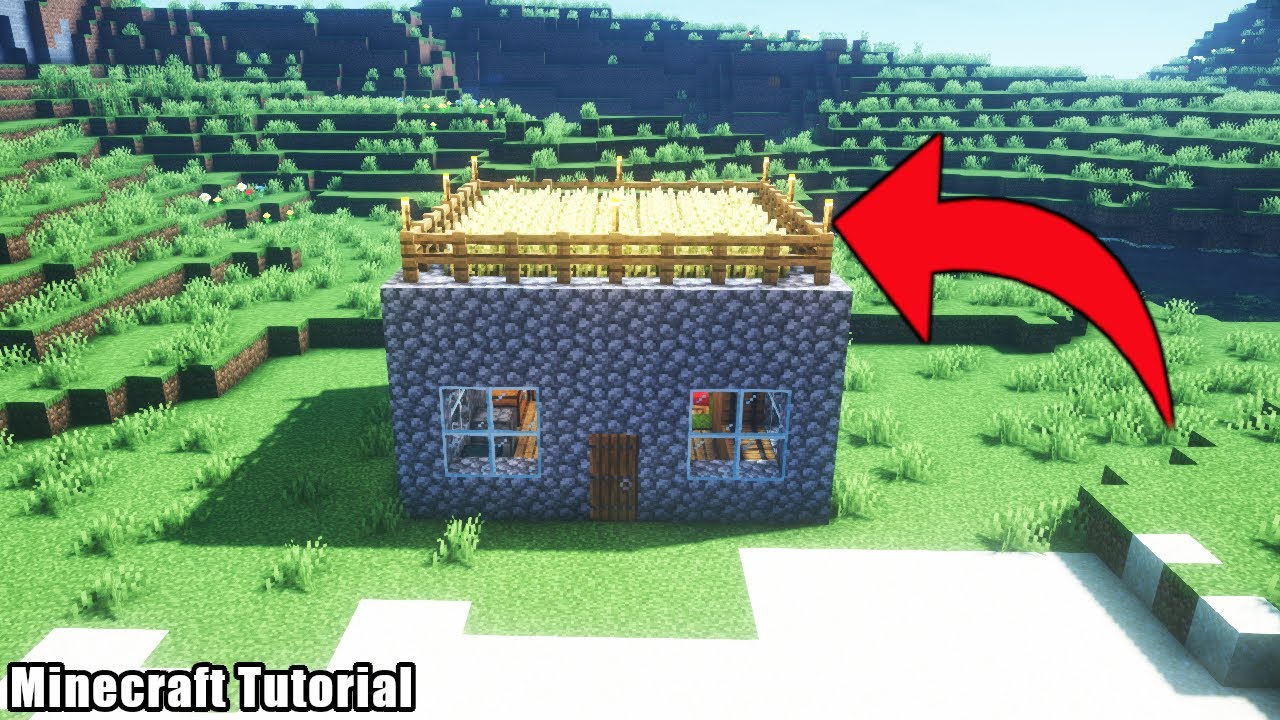FIRST DAY COBBLESTONE HOUSE | MINECRAFT TUTORIAL 🏠 - YouTube