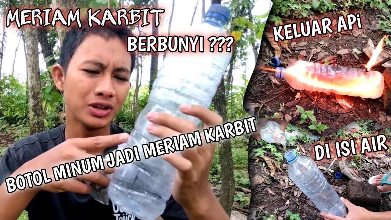 NYUMET MERIAM KARBIT DARI BOTOL MINUMAN APAKAH BERBUNYI ??? - YouTube