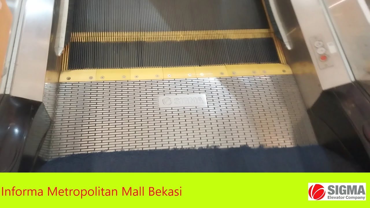 Informa Metropolitan Mall Bekasi, West Java: Sigma SCE Escalators - YouTube