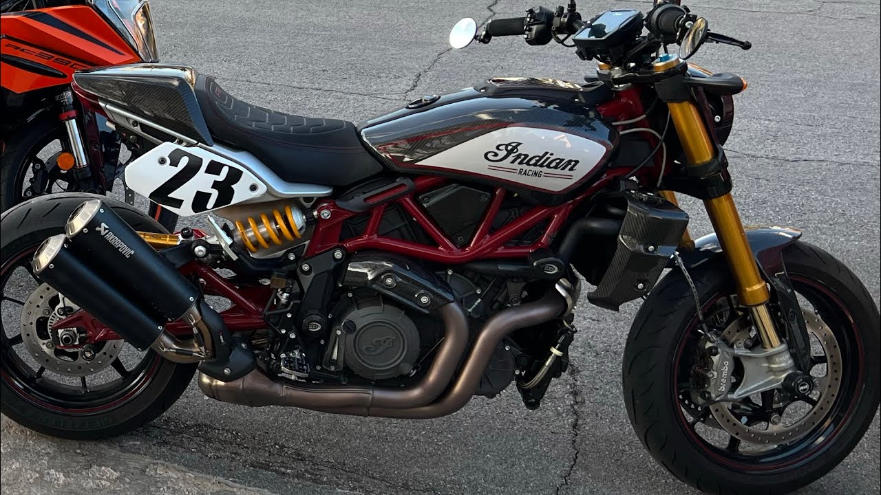 Just ride! Indian FTR Carbon 1200R - YouTube