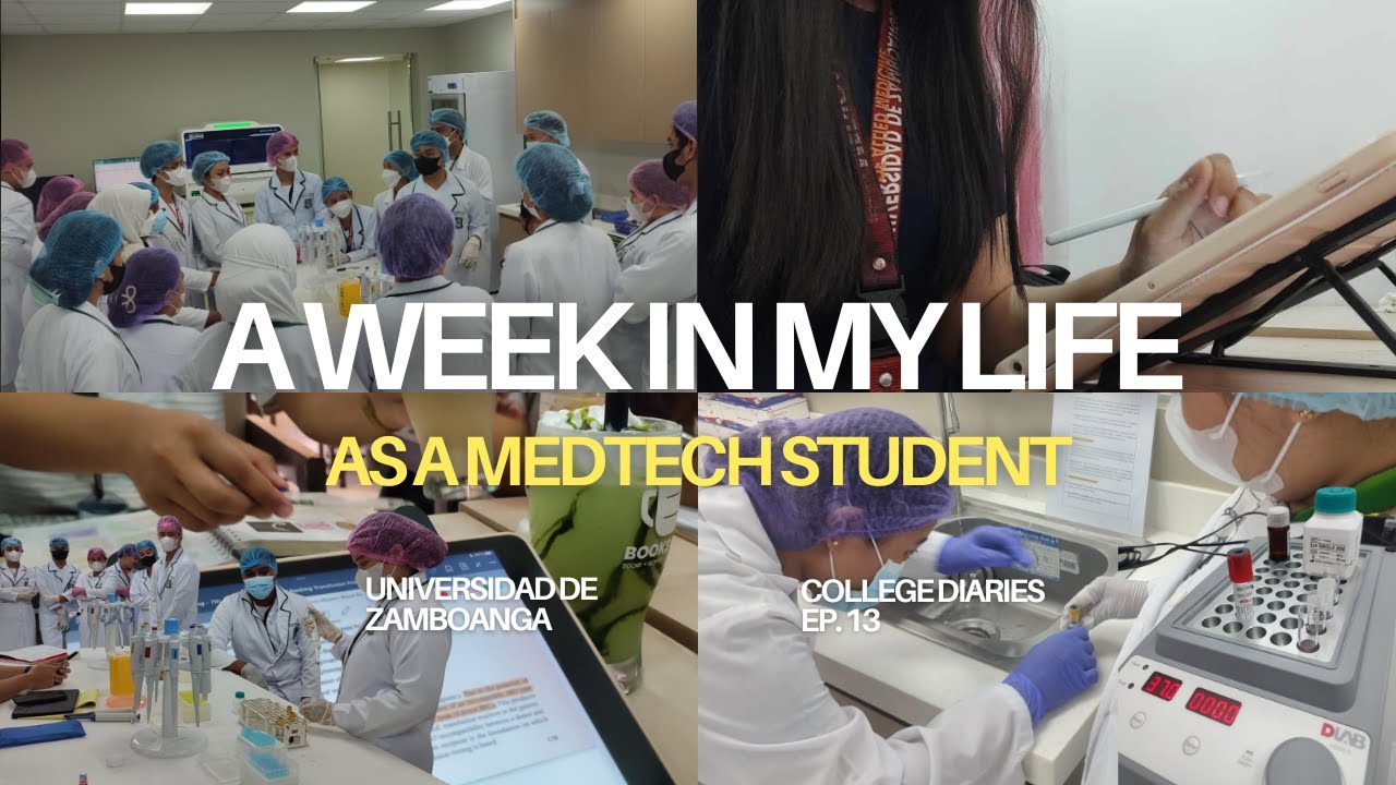college diaries 🌻: a week in my life as a tired medtech student | life ...